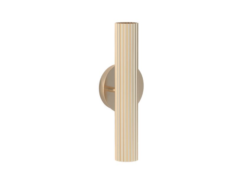 LUSTRIN LW01 LED brass wall light By LUCE TU | design Isacco Brioschi