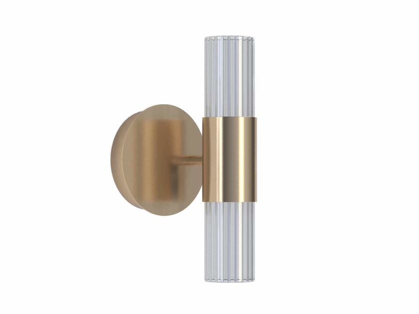 SBARLUSC SM01 LED brass and glass wall light By LUCE TU | design Isacco ...