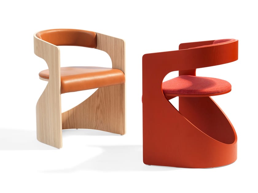 LUCKY Chair with armrests By Blå Station