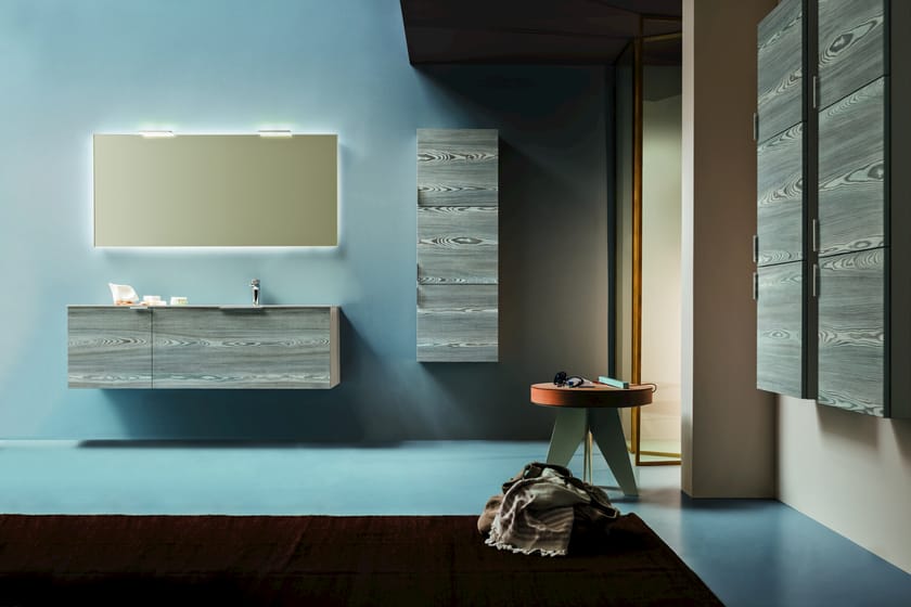 LUMI Specchio rettangolare con illuminazione integrata da parete By ARBLU