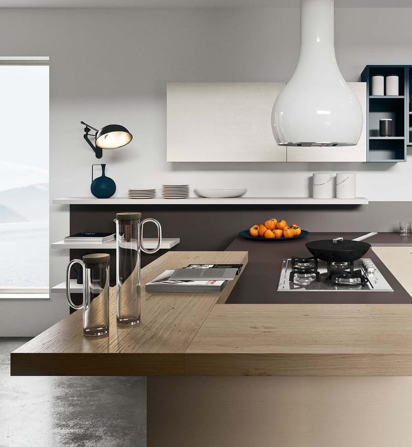 Fitted kitchen with handles LUNA By ARREDO 3