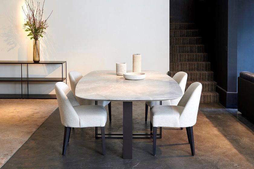 LUNA | Oval table Oval marble table By XVL