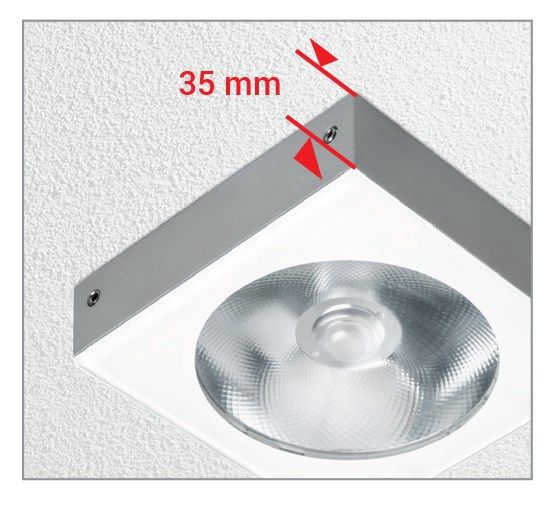 LUX SHOWER Aluminium outdoor ceiling light By Goccia Illuminazione