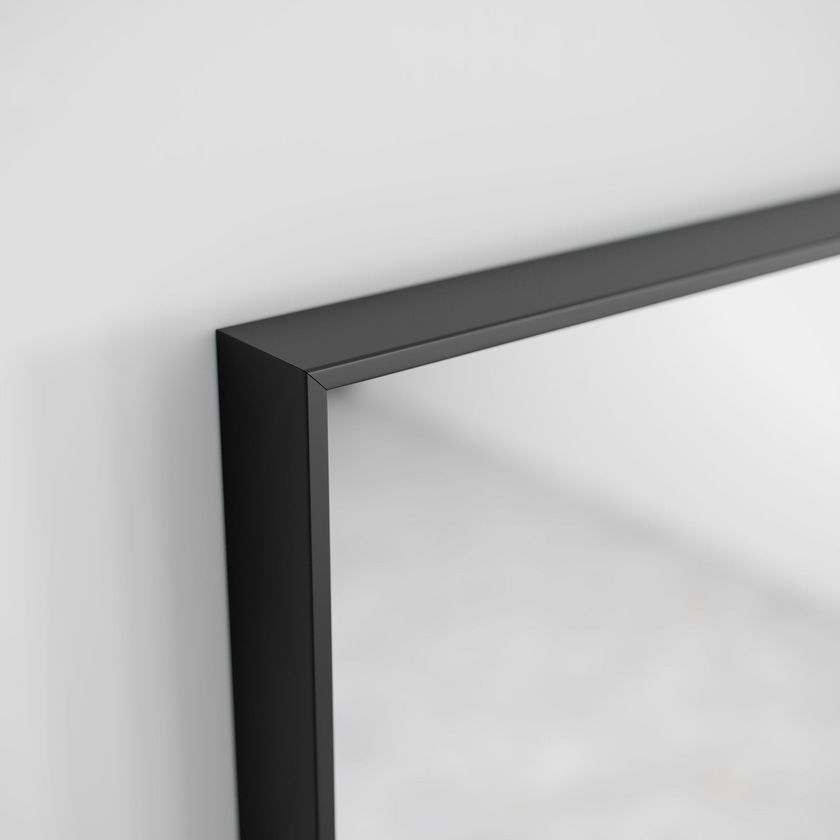 LUXE Square framed wall-mounted mirror By LUSSO