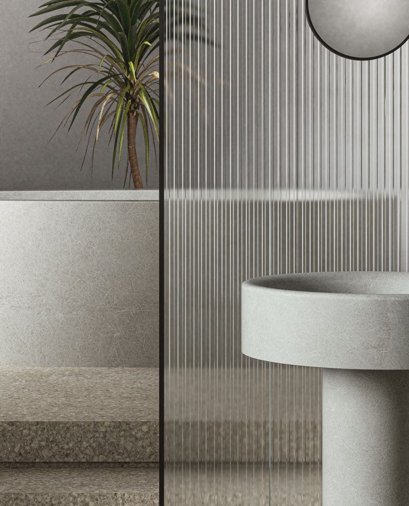 Freestanding fiberglass washbasin LVR By Moab design Gabriella Ciaschi