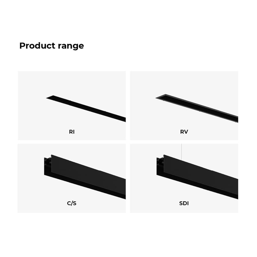 LYNAR SDI Linear lighting profile By Intra lighting