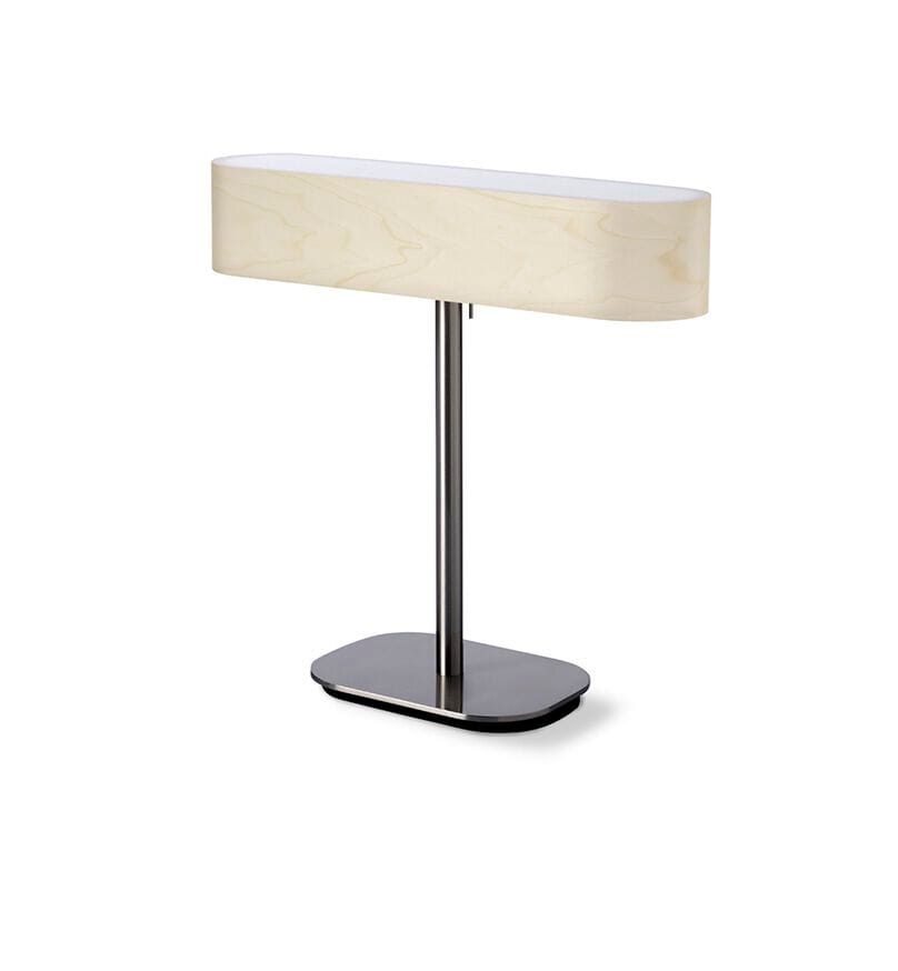 I-CLUB Handmade wood veneer and metal table lamp By LZF | design ...
