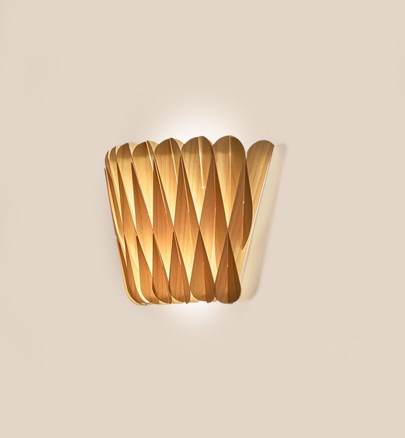 LOLA Handmade wood veneer wall lamp By LZF | design Ray Power