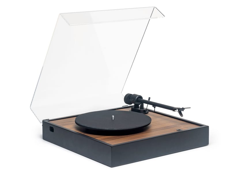 SQUARE WALNUT Record player By La Boite concept