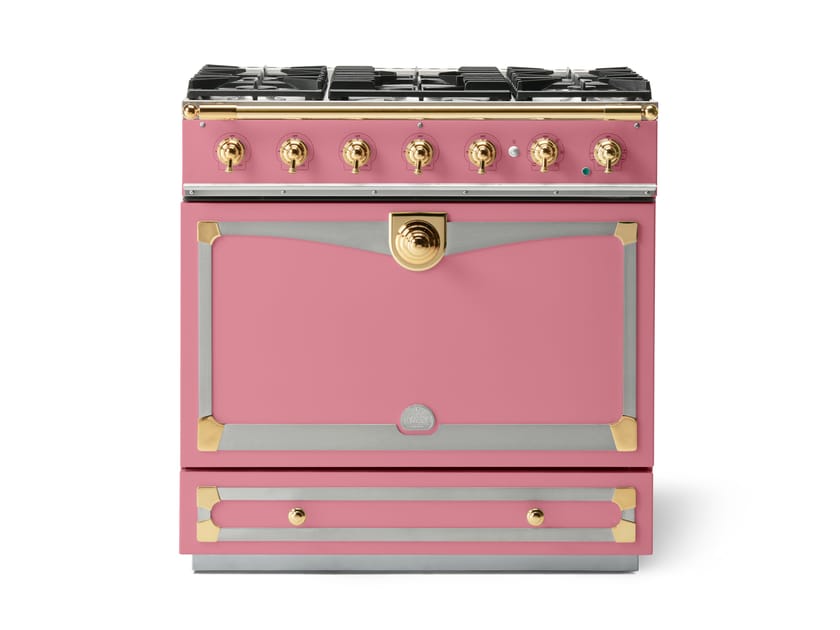 CORNUFÉ ALBERTINE 90 Enamel and stainless steel cooking range By La Cornue