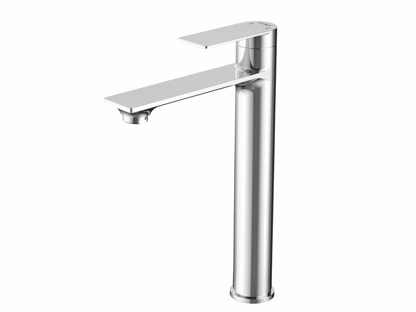 BRAIES Countertop single handle High washbasin mixer By Lablù