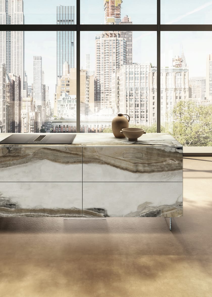 36e8 KITCHEN 2815 Fitted kitchen with island By Lago | design Daniele Lago