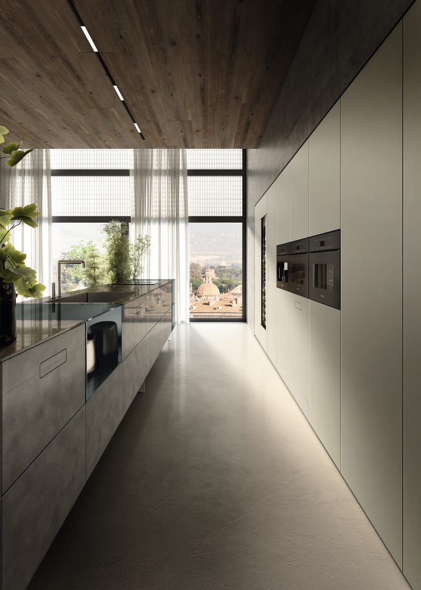 36e8 KITCHEN 2812 Fitted kitchen with island By Lago | design Daniele Lago
