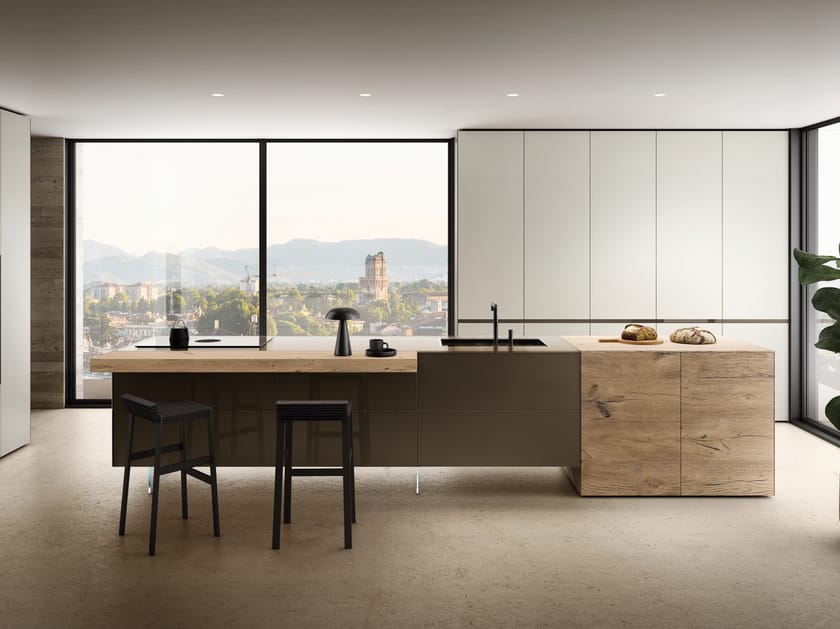 36e8 KITCHEN 2816 Fitted kitchen with island By Lago | design Daniele Lago