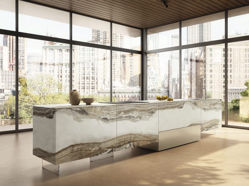 36e8 KITCHEN 2815 Fitted kitchen with island By Lago | design Daniele Lago