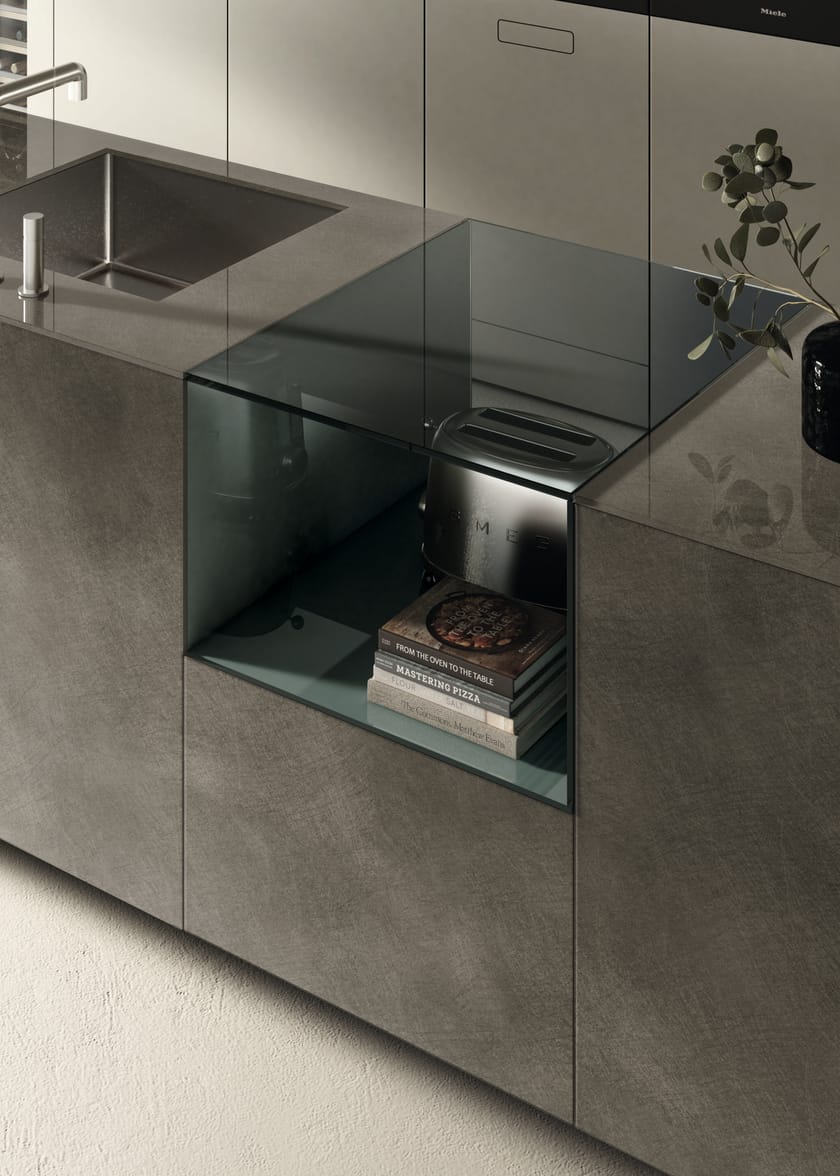 36e8 KITCHEN 2812 Fitted kitchen with island By Lago | design Daniele Lago