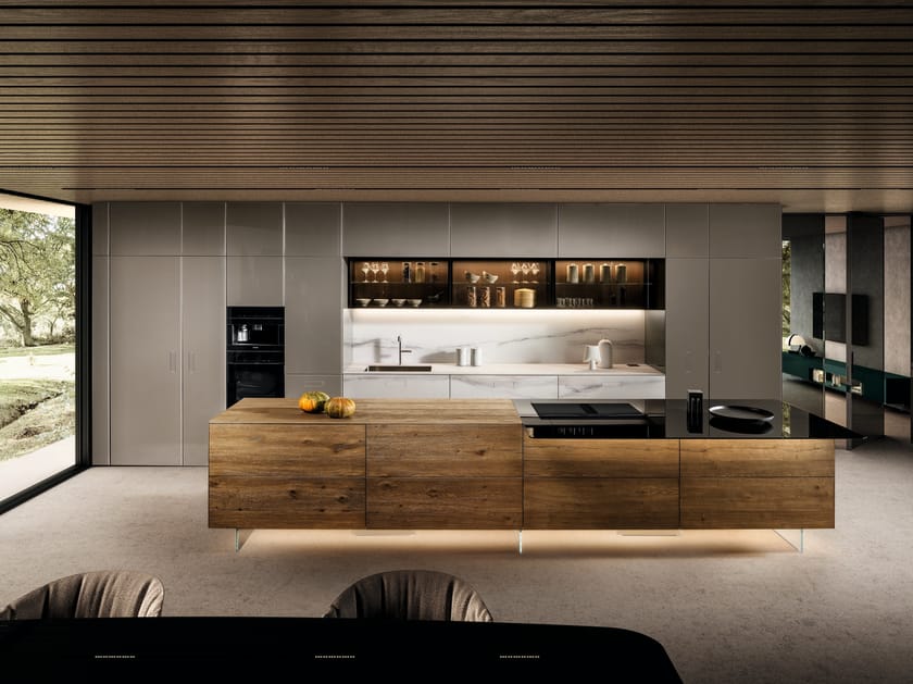 36e8 KITCHEN 2811 Fitted kitchen with island By Lago | design Daniele Lago