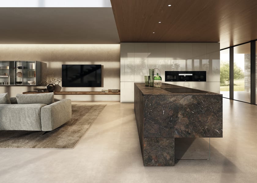 36e8 CUT KITCHEN 2822 Kitchen with island By Lago