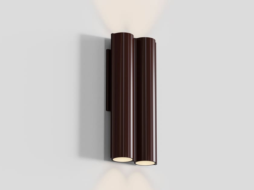 SILO 2WA LED powder coated aluminium wall light with dimmer By Lambert ...