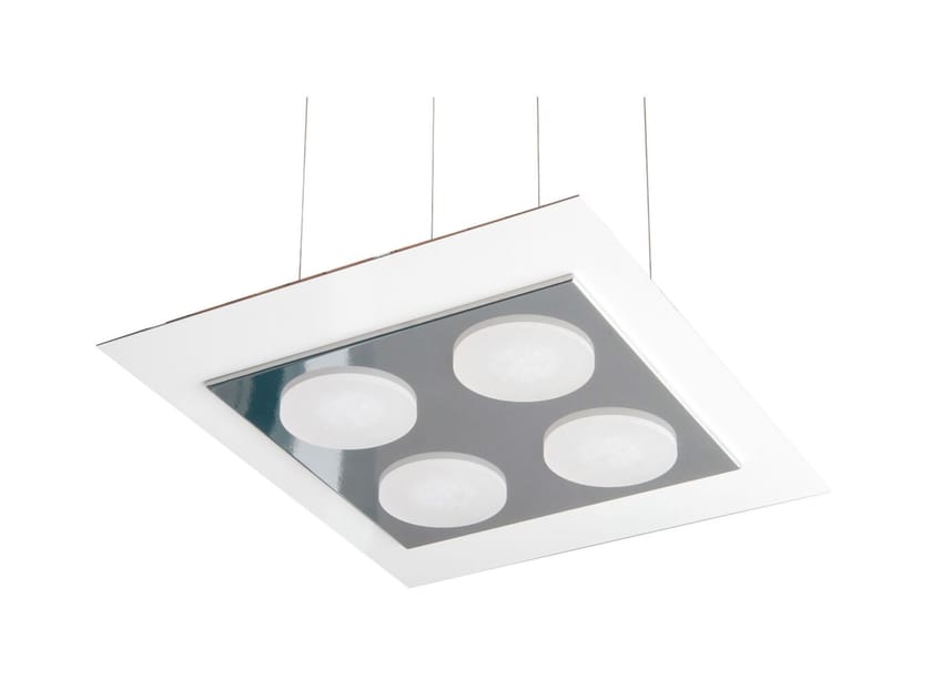 FLAT Lámpara colgante LED de metal By Lampex Italiana