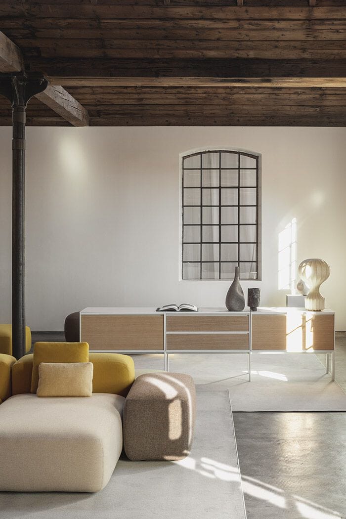 PLUS Modular fabric sofa with removable cover By Lapalma | design ...