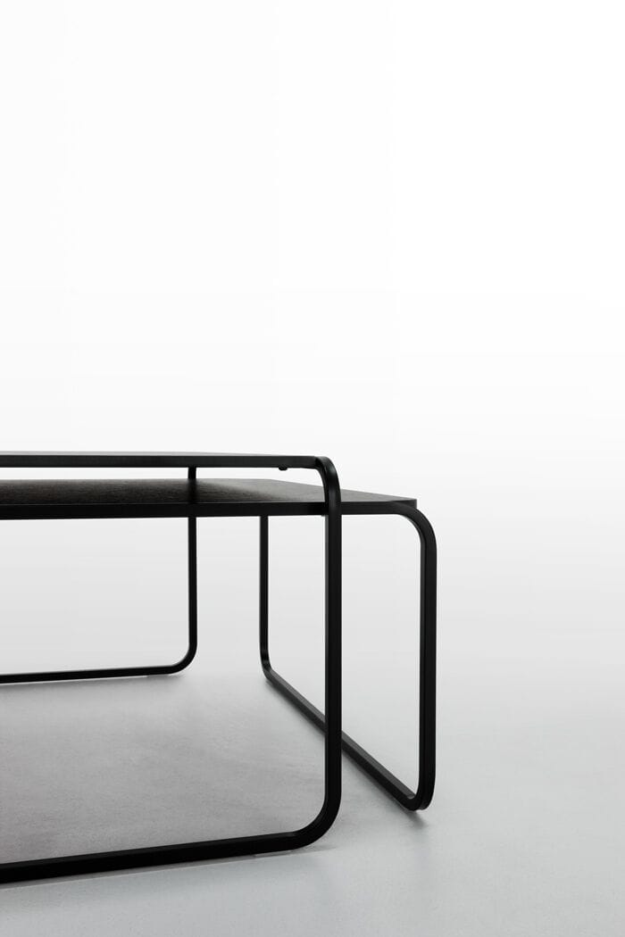 TOÉ Stackable square HPL coffee table By Lapalma | design Romano Marcato