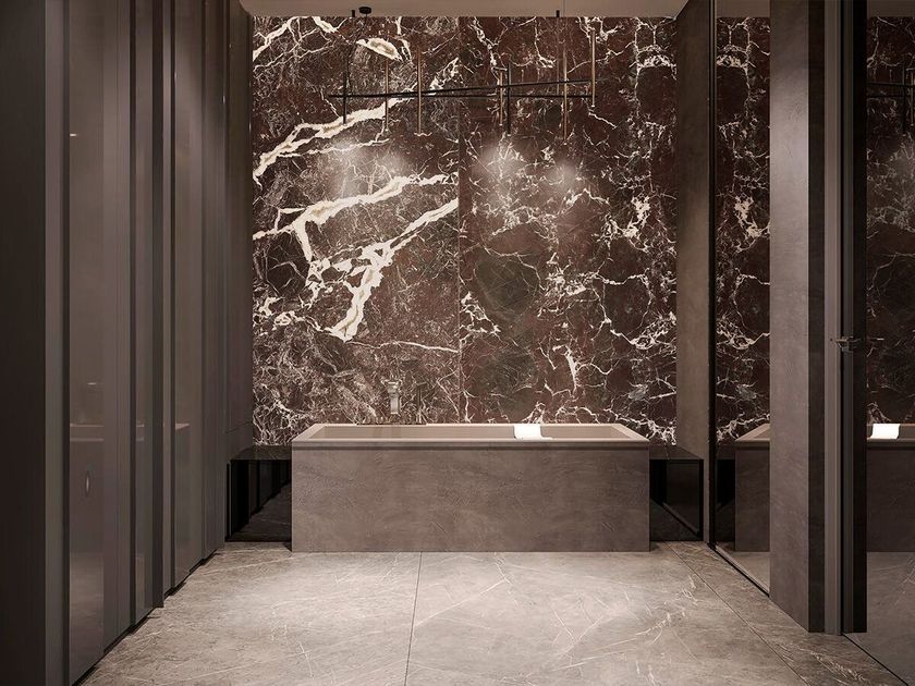 ROSSO LEVANTO Pavimento/rivestimento in marmo By LayerStone