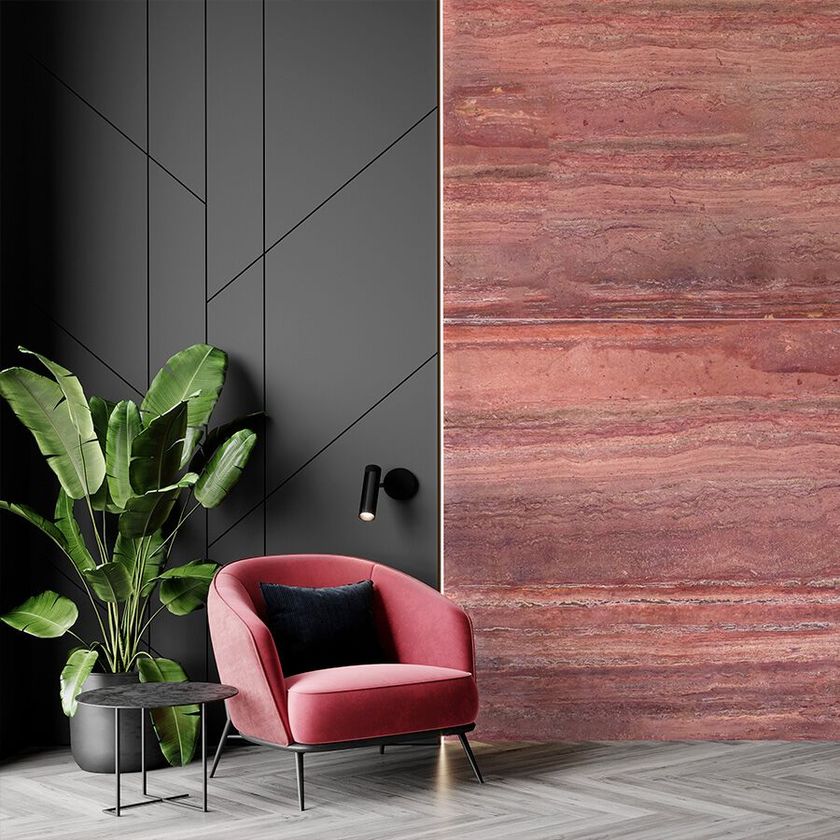 TRAVERTINO ROSSO Pavimento By LayerStone