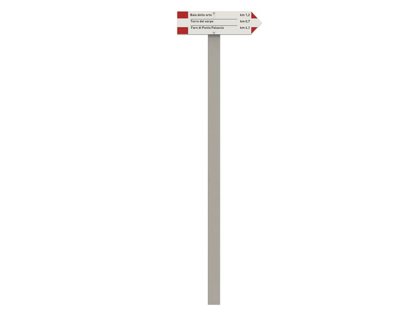 Pole for pathways 道路标志 By Lazzari