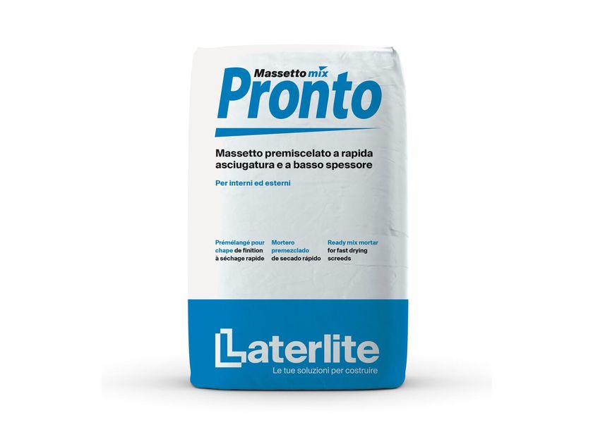 LECA® MASSETTOMIX PRONTO Massetto pronto a rapida asciugatura By Leca