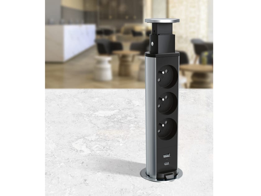 INCARA™ TOWER 60 Multiple concealed electrical socket By Legrand