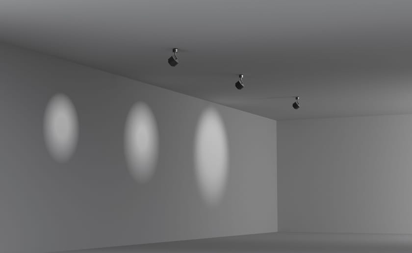 SURFACE LED semi-inset ceiling aluminium spotlight By Letroh | design ...