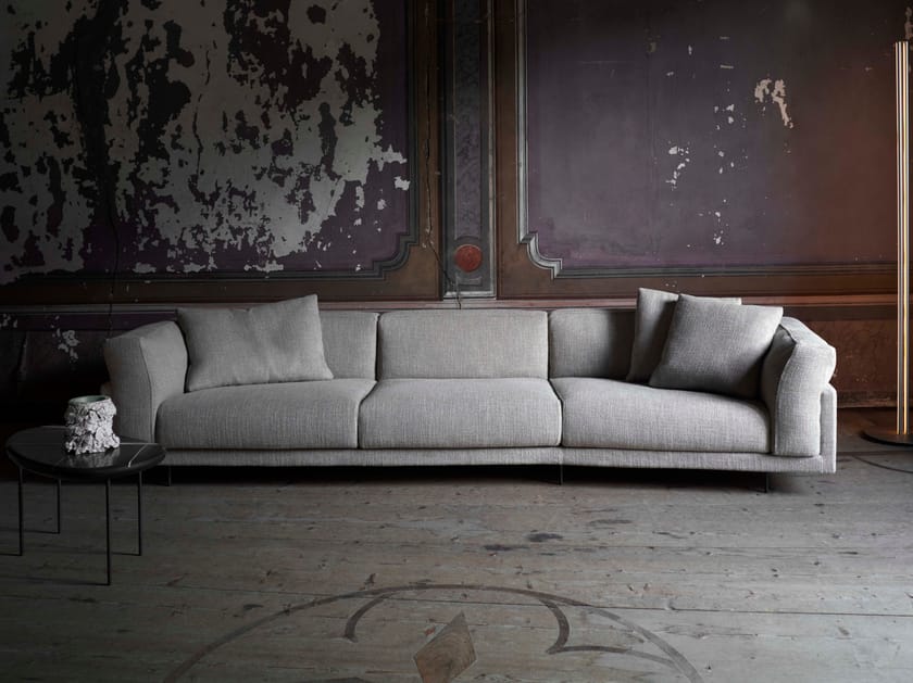 ECHOO 3 seater fabric sofa By Living Divani | design Piero Lissoni