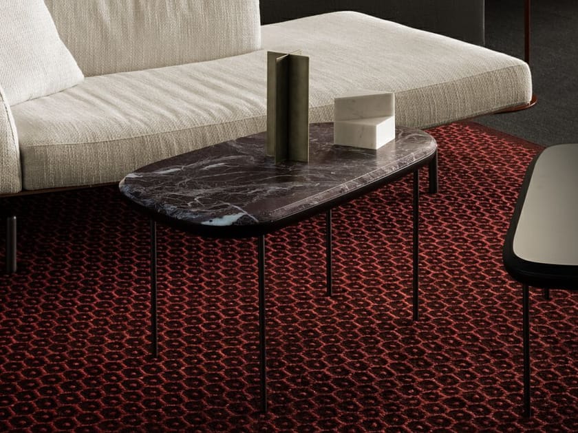 PEBBLE Mesa de centro baixa de café de mármore By Living Divani ...