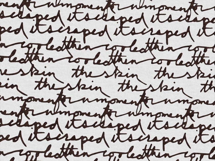 SCRIPT Fabric rug / carpeting By Loloey
