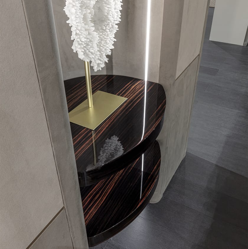 FOREVER SYSTEM BEDROOM Boiserie in pelle By Longhi