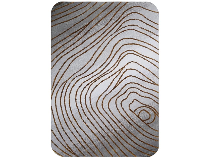 HELIX 002-F Custom wool and viscose rug By Loominology
