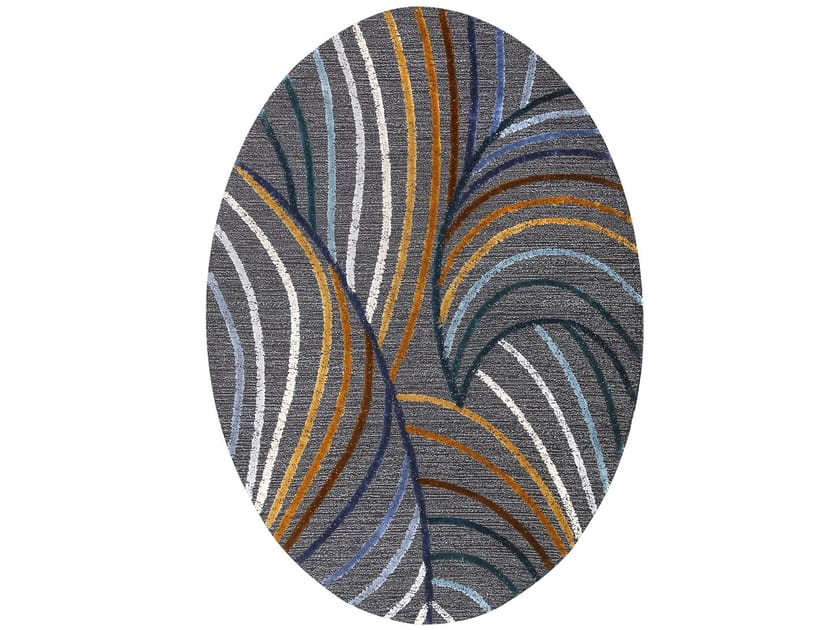 HELIX 003-JX Custom wool and viscose rug By Loominology
