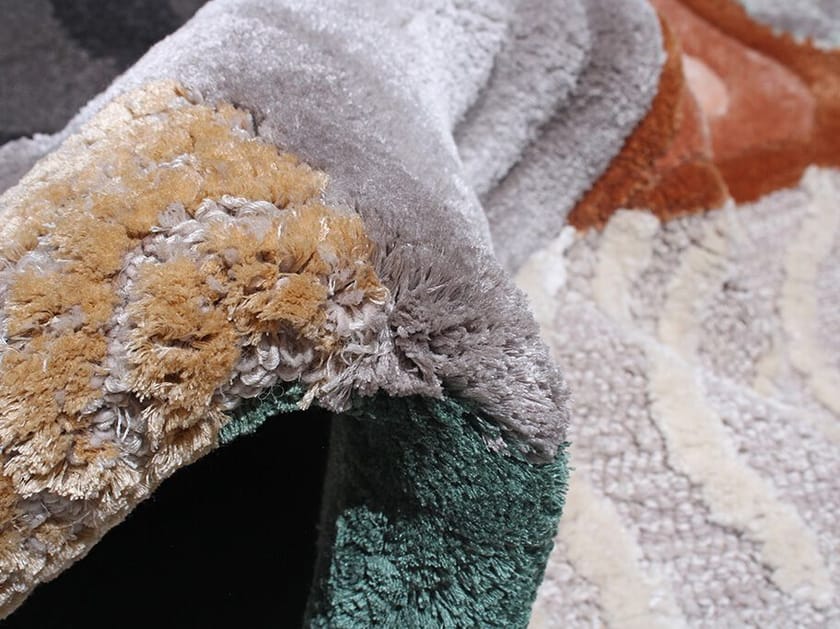 PANDORA 002-GX Custom wool and viscose rug By Loominology