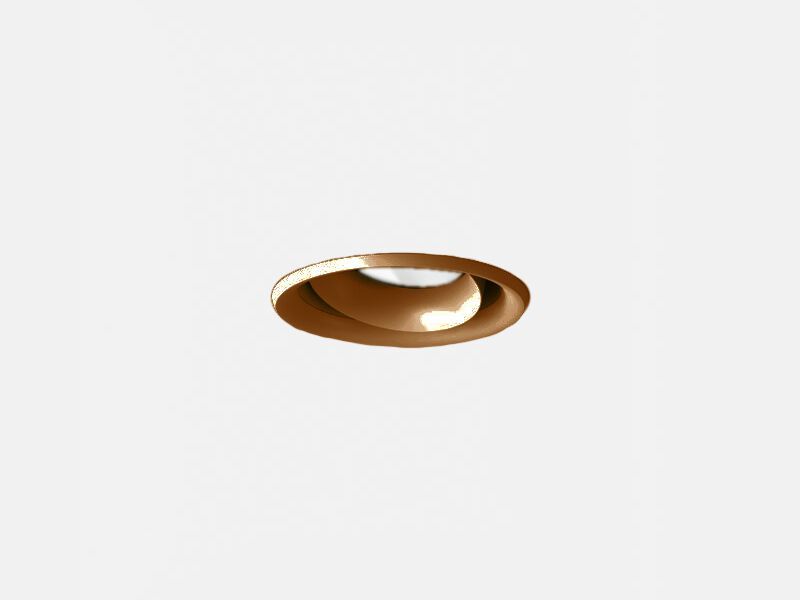 NYX FRAME PLASTERBOARD Adjustable round recessed spotlight By Lucifero's