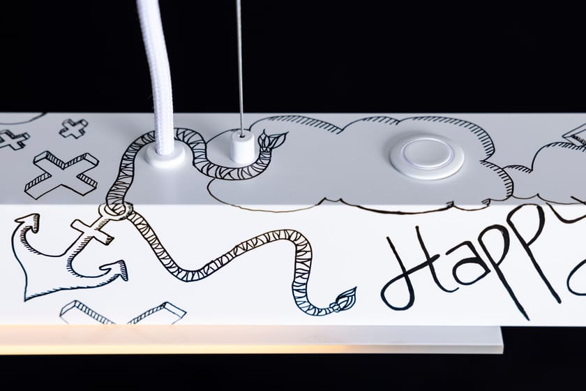 ICON WHITE BLACK 吊灯 By Lumen Lights