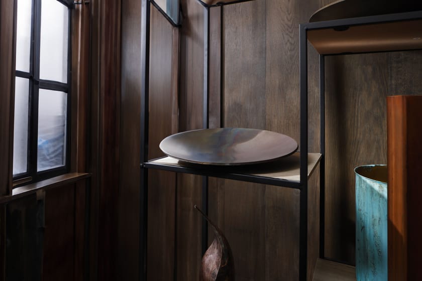 WONDER WHEEL Round iron dinner plate By Lusent35