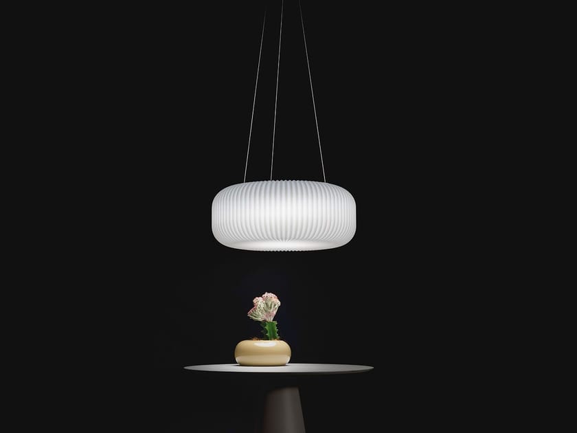 ELLY Pendente LED de polietileno By Lyxo Design