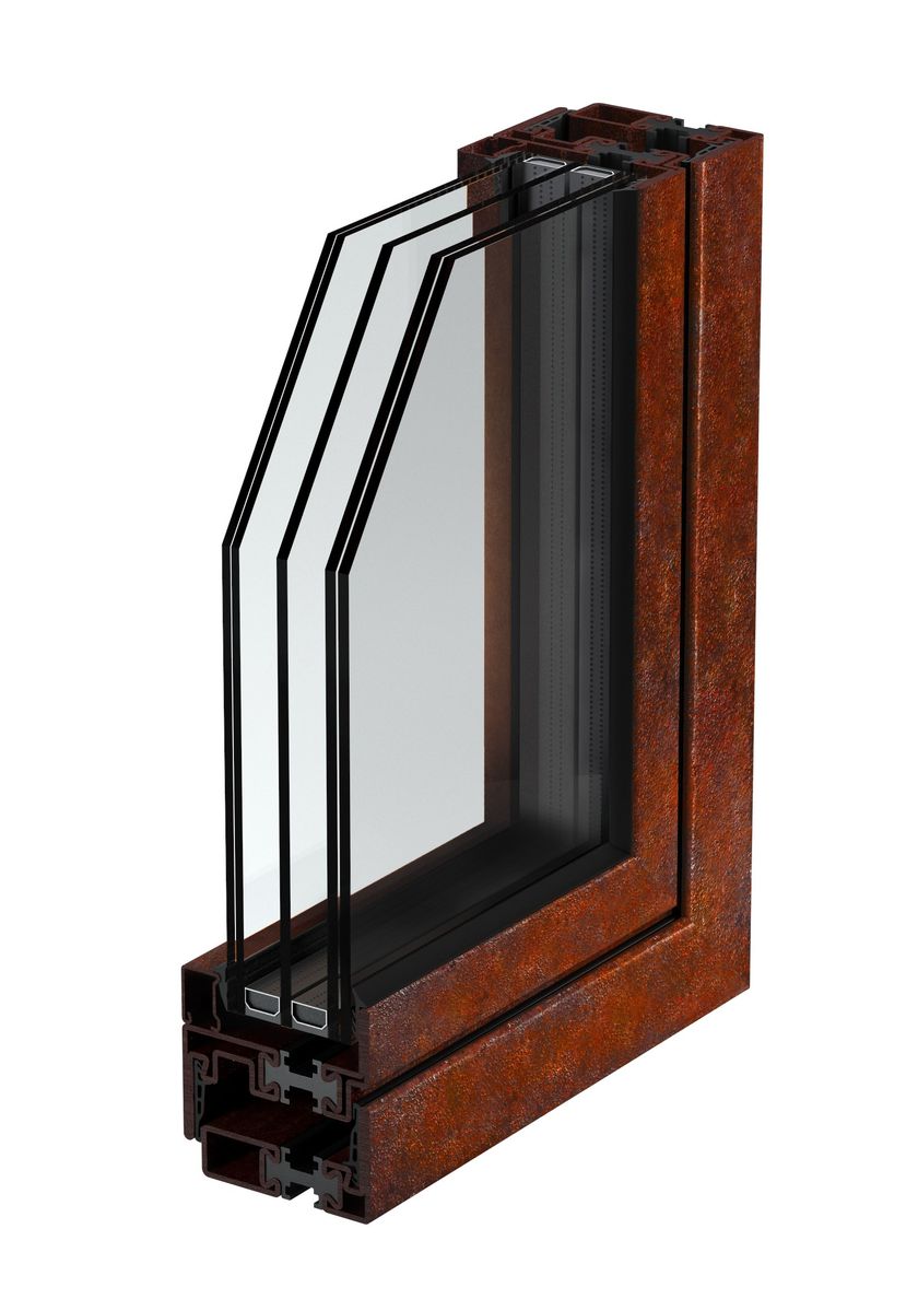 M65 TB COR-TEN | Lift and slide patio door By Ottostumm