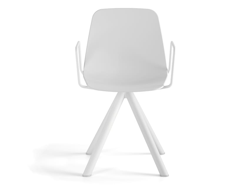 MAARTEN PLASTIC | Swivel chair Maarten Collection By Viccarbe design ...