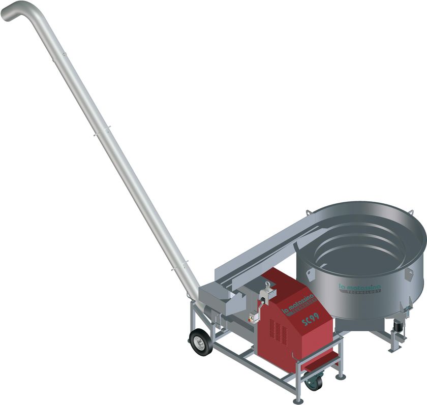 MACHINE mod. SC99/3 Machine to disentangle and to load steel fibres By ...