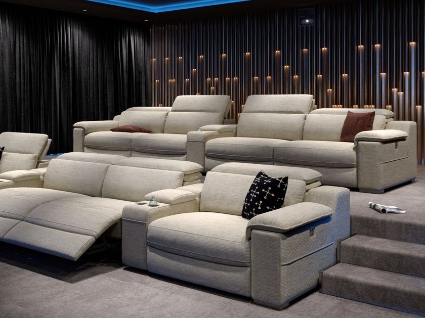 MACELLO KINO 4 seater fabric sofa By Sofanella