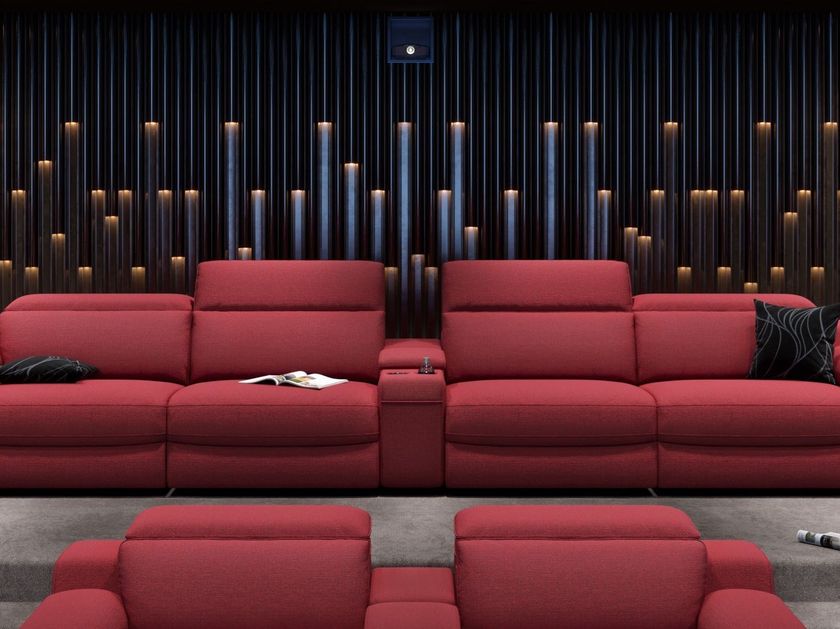 MACELLO KINO 4 seater fabric sofa By Sofanella