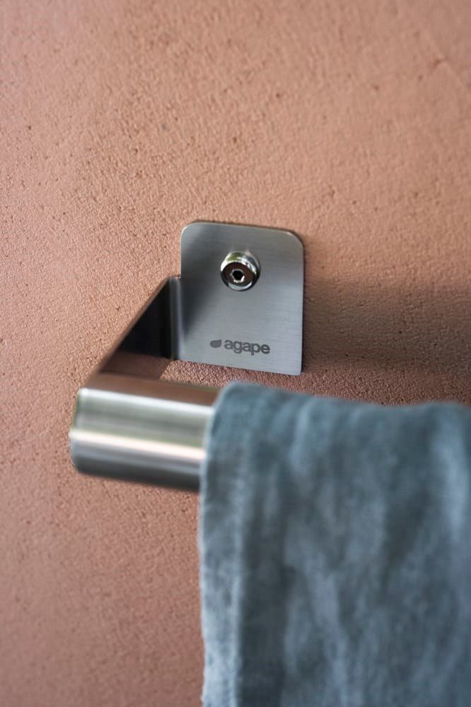 MACH 2 Stainless steel towel rail By Agape | design Konstantin Grcic