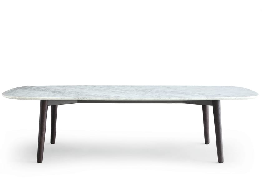Rectangular marble table MAD DINING TABLE Mad Collection By Poliform ...